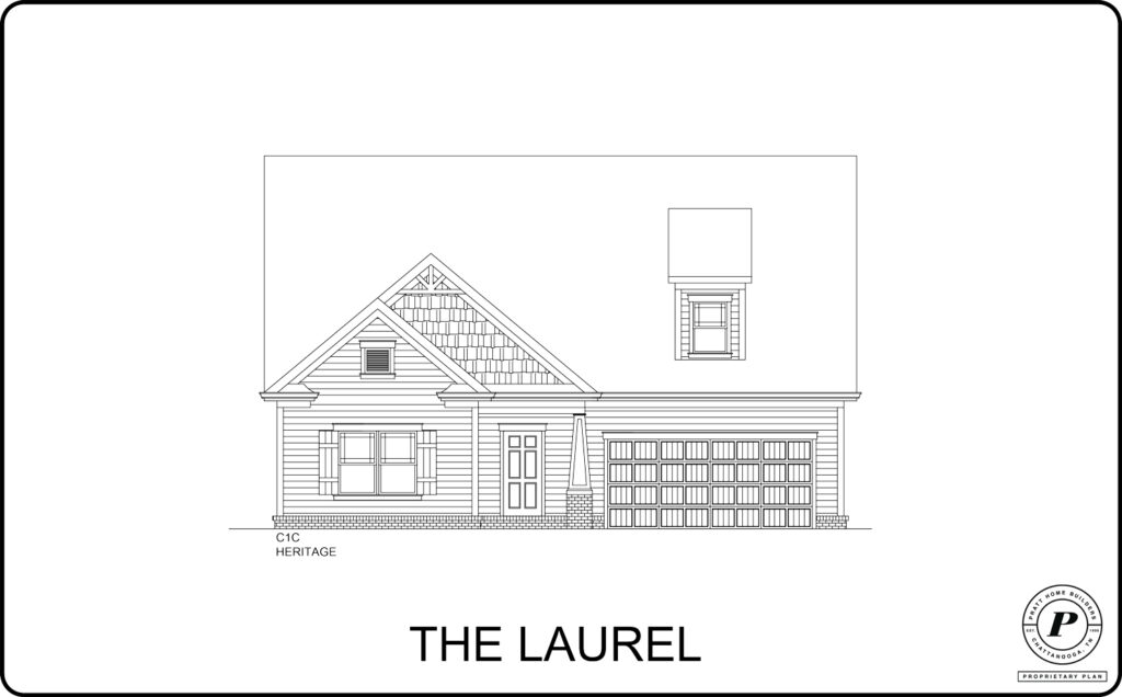 Laurel Floor Plan | One-Level Pratt Home in Chattanooga TN