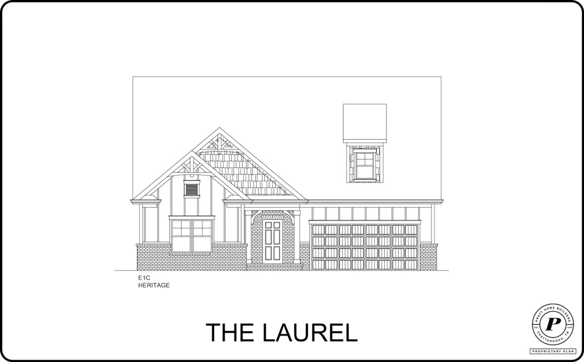 Laurel Floor Plan | One-Level Pratt Home in Chattanooga TN