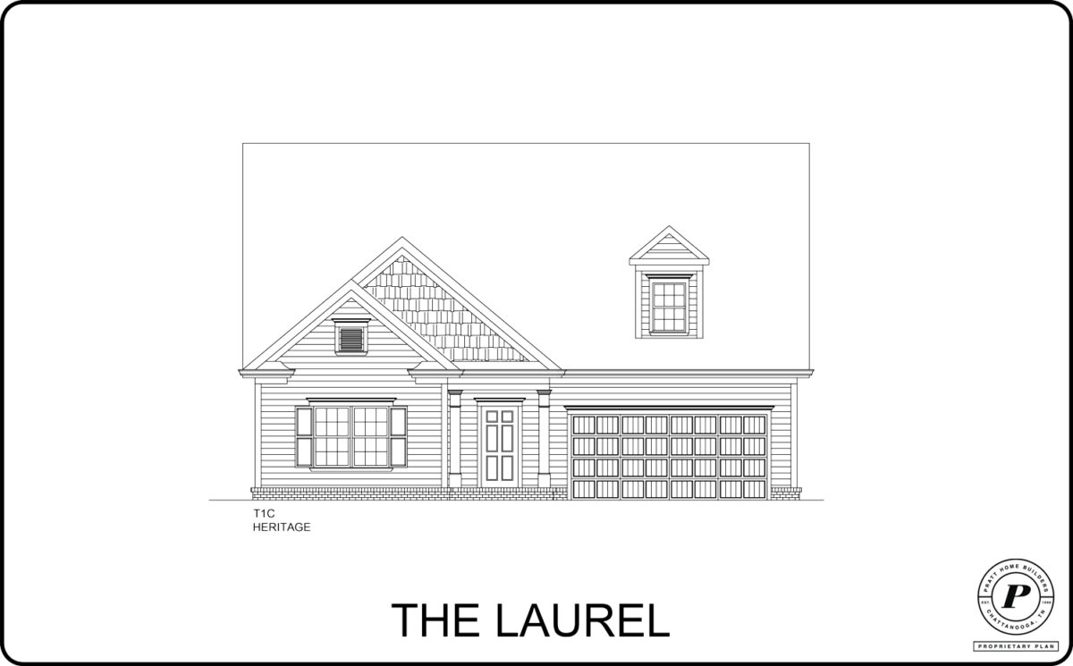 Laurel Floor Plan | One-Level Pratt Home in Chattanooga TN