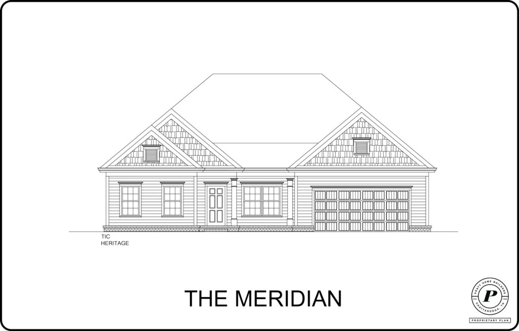 Meridian Home Plan | 3-Bed, 2.5-Bath New Home Chattanooga